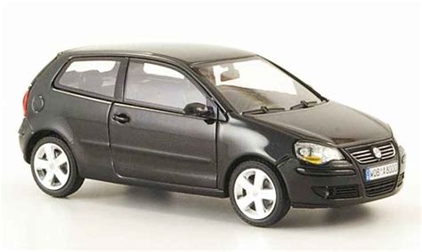 Miniature Volkswagen Polo 2005 1 43 Minichamps 2005 Noire Voiture