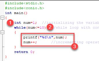 Multiplication Table Using Loop In C