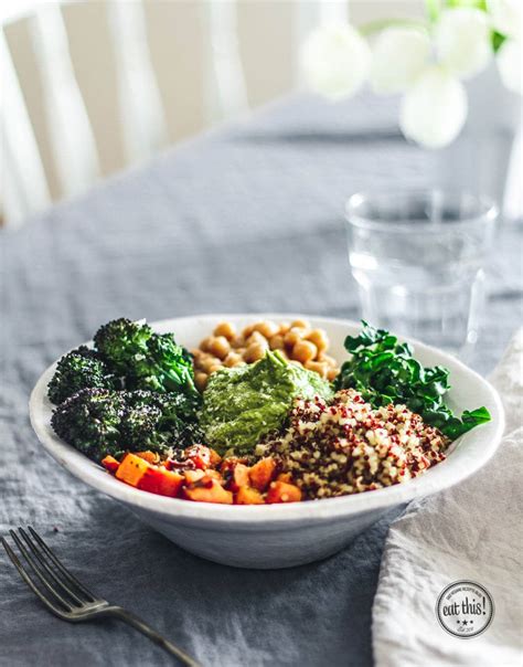 Quinoa Detox Bowl Mit Spinat Hummus Eat This Foodblog Vegane