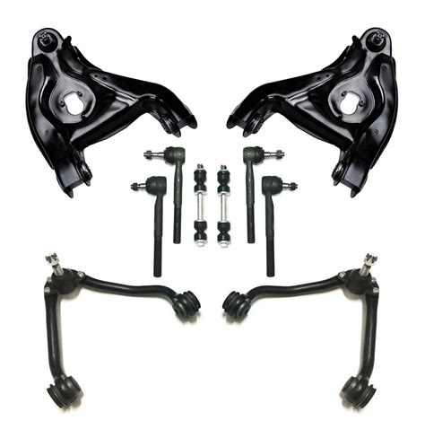 Pc Front Suspension Kit Upper Lower Control Arms With Ball Joints