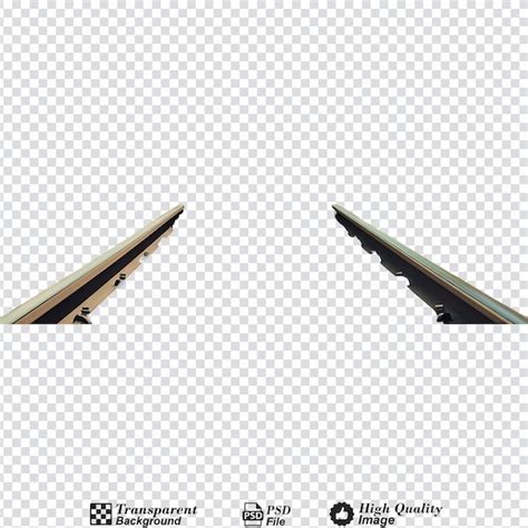 Premium Psd Railroad Track Isolated On Transparent Background