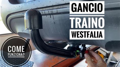 Gancio Traino Westfalia Estraibile Verticale Come Funziona Youtube