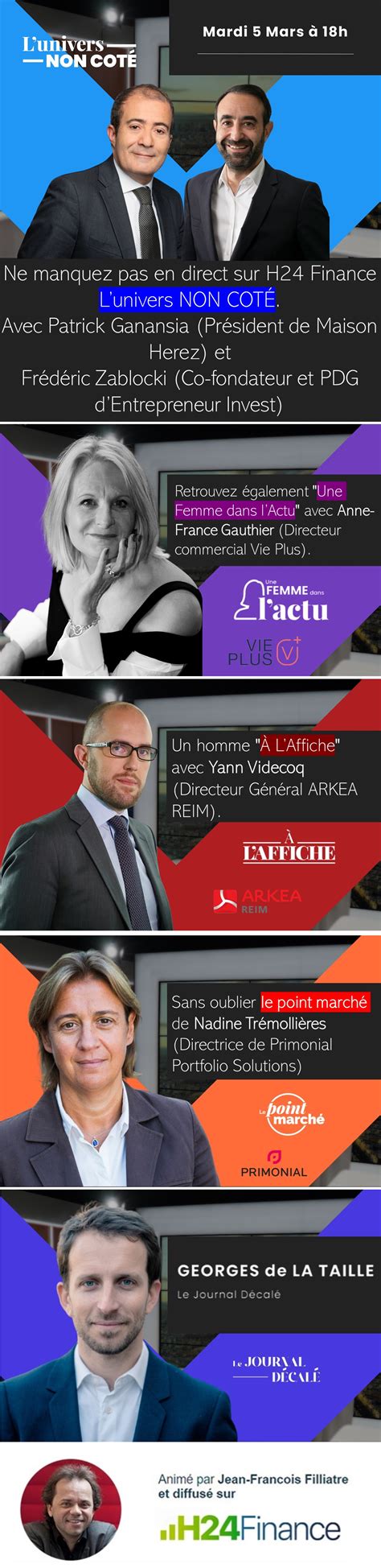 H24 Finance Patrick Ganansia Maison Herez et Frédéric Zablocki