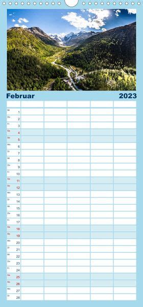 Familienplaner Schweiz Engadin Und Bergell Wandkalender