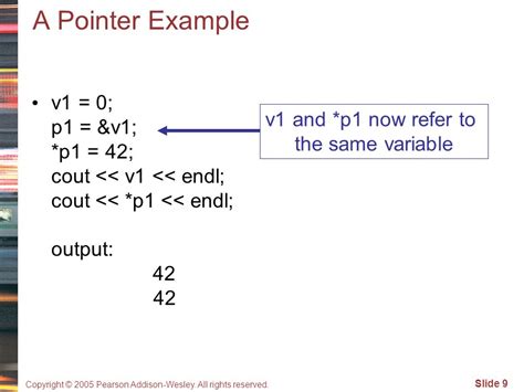 chapter 12 pointers and dynamic arrays copyright © 2005 pearson addison wesley all rights