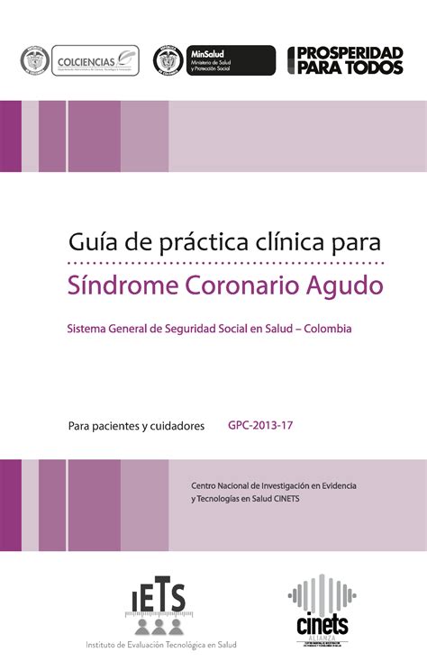 GUIA DE Protocolo DEL Infaro Agudo AL Miocardio Guía de práctica