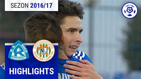 Ruch Chorzów Zagłębie Lubin 1 2 SKRÓT Ekstraklasa 2016 17 11