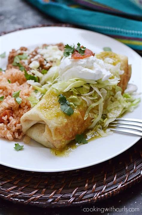 Shredded Beef Chimichangas Cooking With Curls