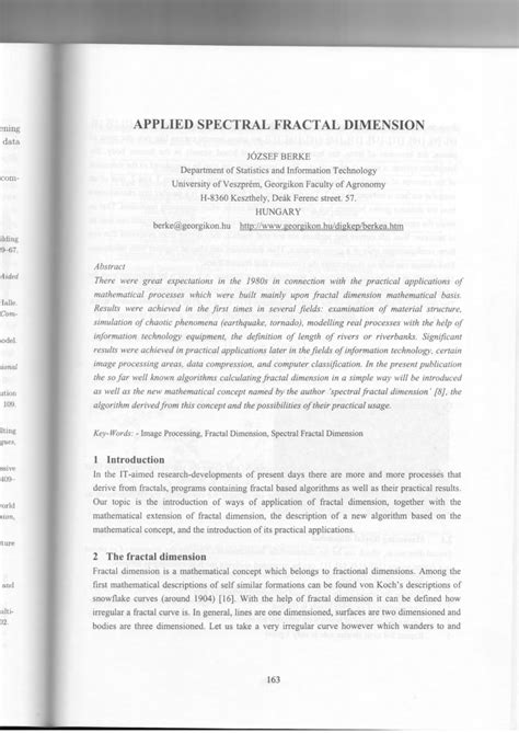pdf applied spectral fractal dimension