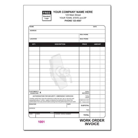 Printable Car Repair Fake Auto Repair Receipt