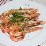 Gambas o langostinos al horno con ajo y perejil receta muy fácil sin