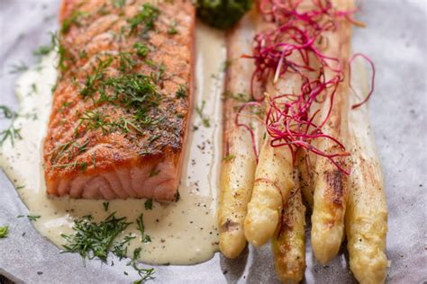 Recette Asperges Au Saumon Et Au Beurre Blanc