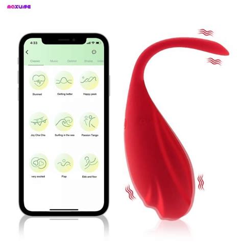 Vibromasseur boule de vagin 9 vitesses avec Bluetooth contrôle par