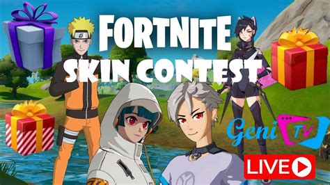 Live Gewinner Im Fortnite Skin Contest Story Modus Geilste Runde