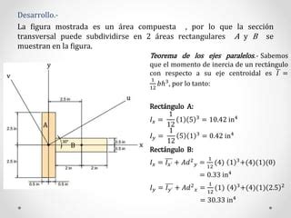 Momento De Inercia Con Respecto A Ejes Paralelos Ppt