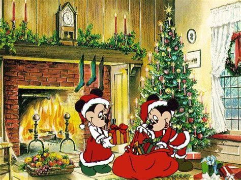 Discover Vintage Disney Christmas Wallpaper In Cdgdbentre