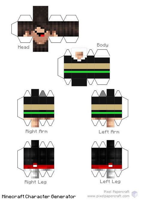 Roier skin minecraft Manualidades fáciles caseras Plantillas para