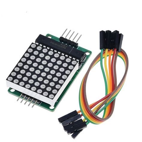 8x8 8 8 MAX7219 Dot Led Matrix Module MCU LED Display Control Module