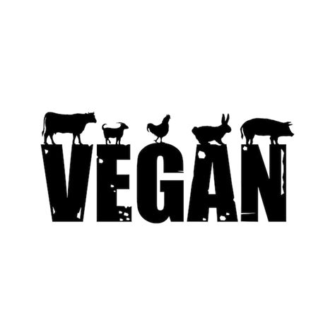 Diseño de camiseta con logo vegano Vector Premium