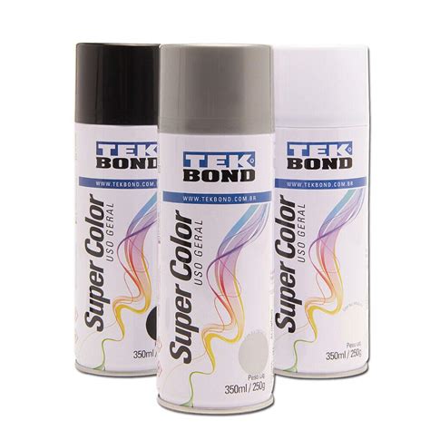 Tinta Spray Brilhante Super Color Uso Geral 350ml Tekbond
