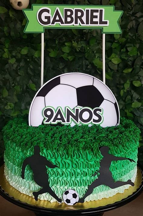 Aprender Sobre 50 Imagem Bolo Infantil De Futebol Br Thptnganamst Edu Vn
