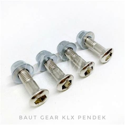 Jual BAUT GEAR GIR MUR PIRINGAN CAKRAM DEPAN BELAKANG CRF 150 KLX 150