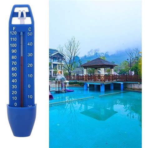 Thermomètre De Piscine Flottant Facile À Lire Thermomètre À Eau Avec