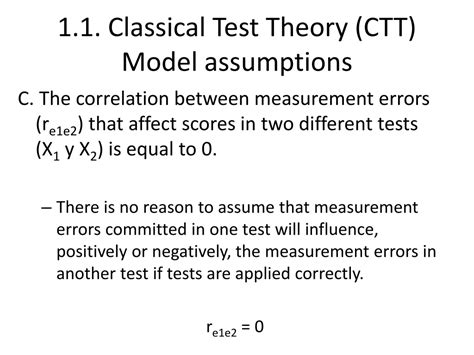 ppt lesson 2 main test theories the classical test theory ctt powerpoint presentation id