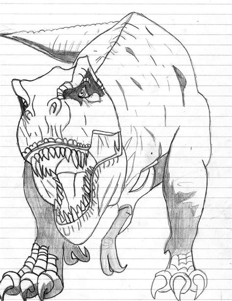 Coloriages à imprimer T rex numéro 315271