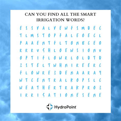 HydroPoint On Twitter How Many Smartirrigation Words Can You Find