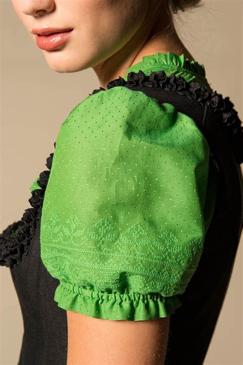 Gössl Online Shop Dirndlbluse aus Baumwolle und Seide Dirndl bluse