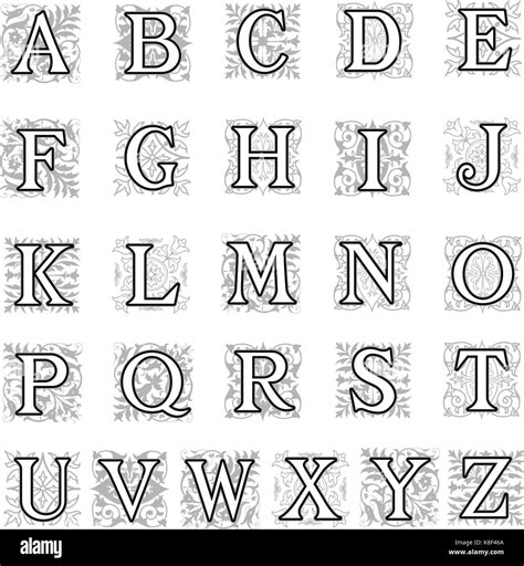 Introducir 78 Imagen Tipos De Letras Abecedario Mayusculas Viaterra Mx