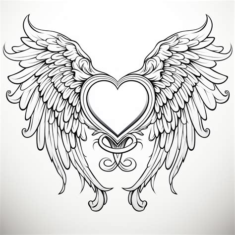 Dibujo 21 de corazón para colorear