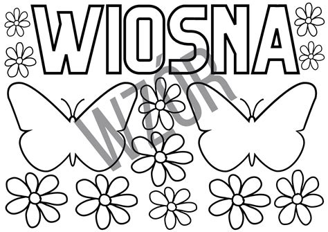 Pakiet Kolorowanek Xl Pdf Wiosna Wielkanoc W Rozmiarze Xl