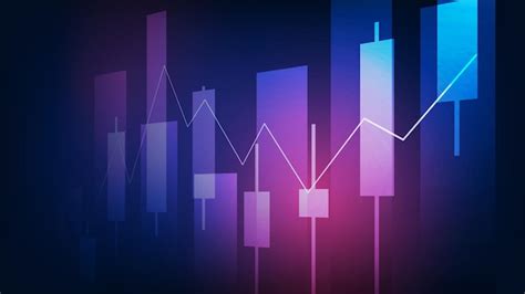 Concepto de economía de crecimiento gráfico del mercado de valores con