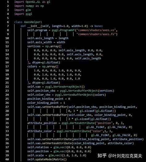 用python和opengl探索数据可视化（三维篇） 创建三维坐标轴类和立方体类 知乎