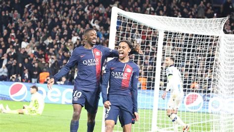Ligue des Champions puisque soupirant le groupe Barcola Mbappé