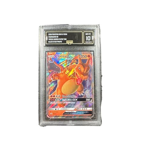 Pokémon TCG Charizard GX SM Black Star Promo SM211 Holo Promo GMA GEM