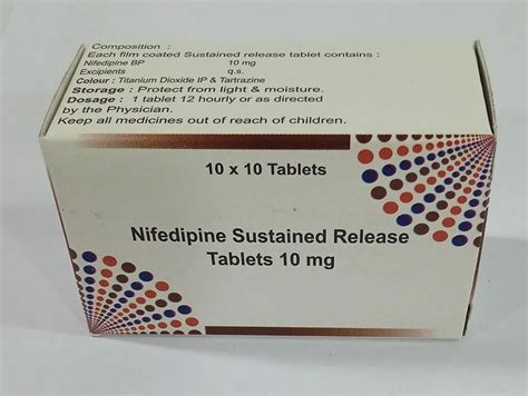 Nifedipine Tablets Mg At Best Price In India