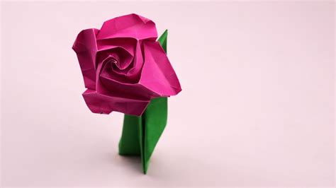 Cómo hacer una rosa de papel Wiki Origami Español