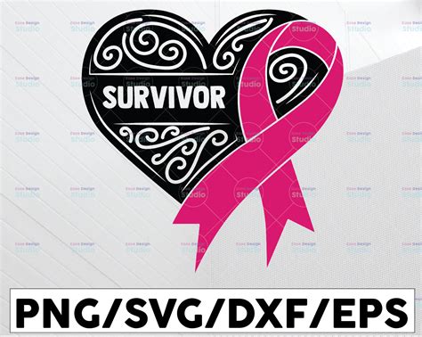 Breast Cancer Survivor Svg Breast Cancer Awareness Svg Survivor Svg