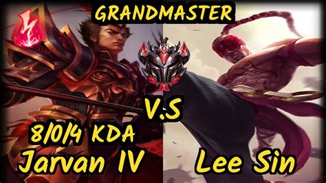 JDG Flawless JARVAN IV Vs LEE SIN 8 0 4 KDA JUNGLE GAMEPLAY KR