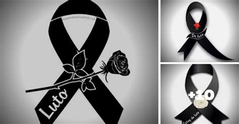 10 Nuevos Lazos De Luto Para Perfil Con Una Rosa