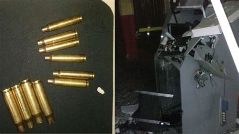 Armados Fuzis Bandidos Explodem Caixa Eletr Nico Em Seabra