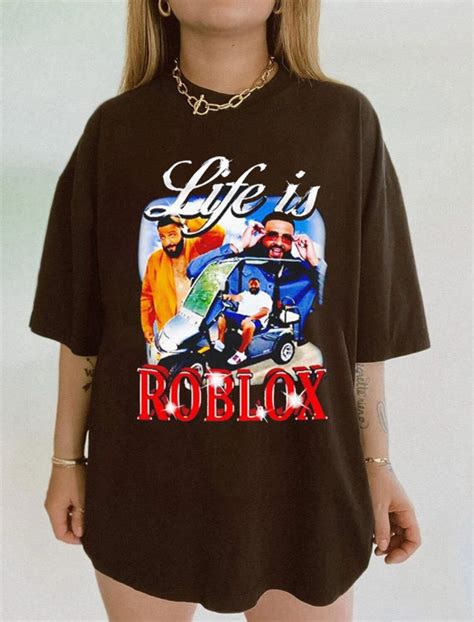 Life Is Roblox DJ Khaled Shirt DJ Khaled Unisex Shirt Etsy