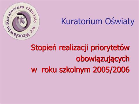 PPT Kuratorium Oświaty PowerPoint Presentation free download ID