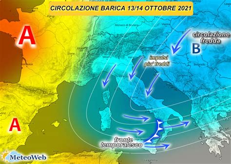 Allerta Meteo Impulso Freddo Tra 13 E 14 Ottobre Forte Calo Termico