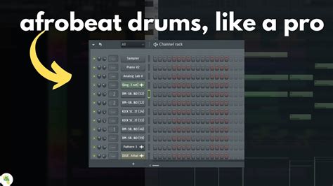How To Make Afrobeat Drum Pattern In Fl Studio YouTube