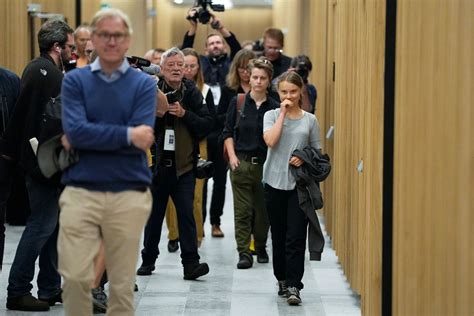 Greta Thunberg Is Appearing In A Swedish Court On A Charge Of