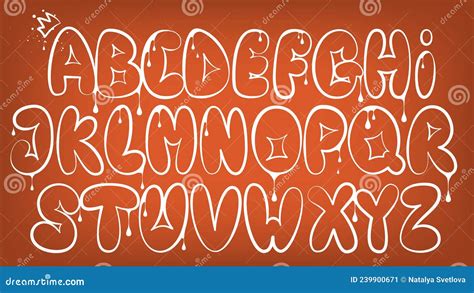 Graffiti Alphabet Bubble Graffiti Letters Outline White Uppercase